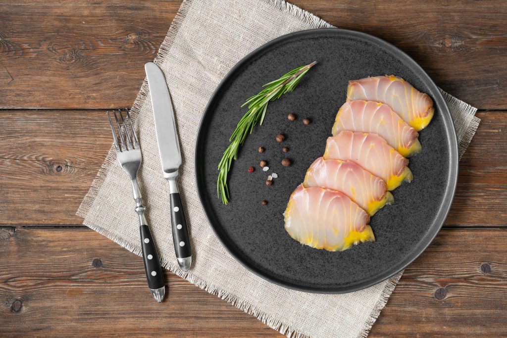 Cold smoked sturgeon (100g) - Khan Caviar